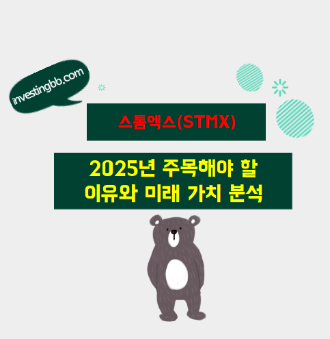 스톰엑스(STMX) 시세 전망: 2025년 주목해야 할 이유와 미래 가치 분석 - 재테크하는 흑곰